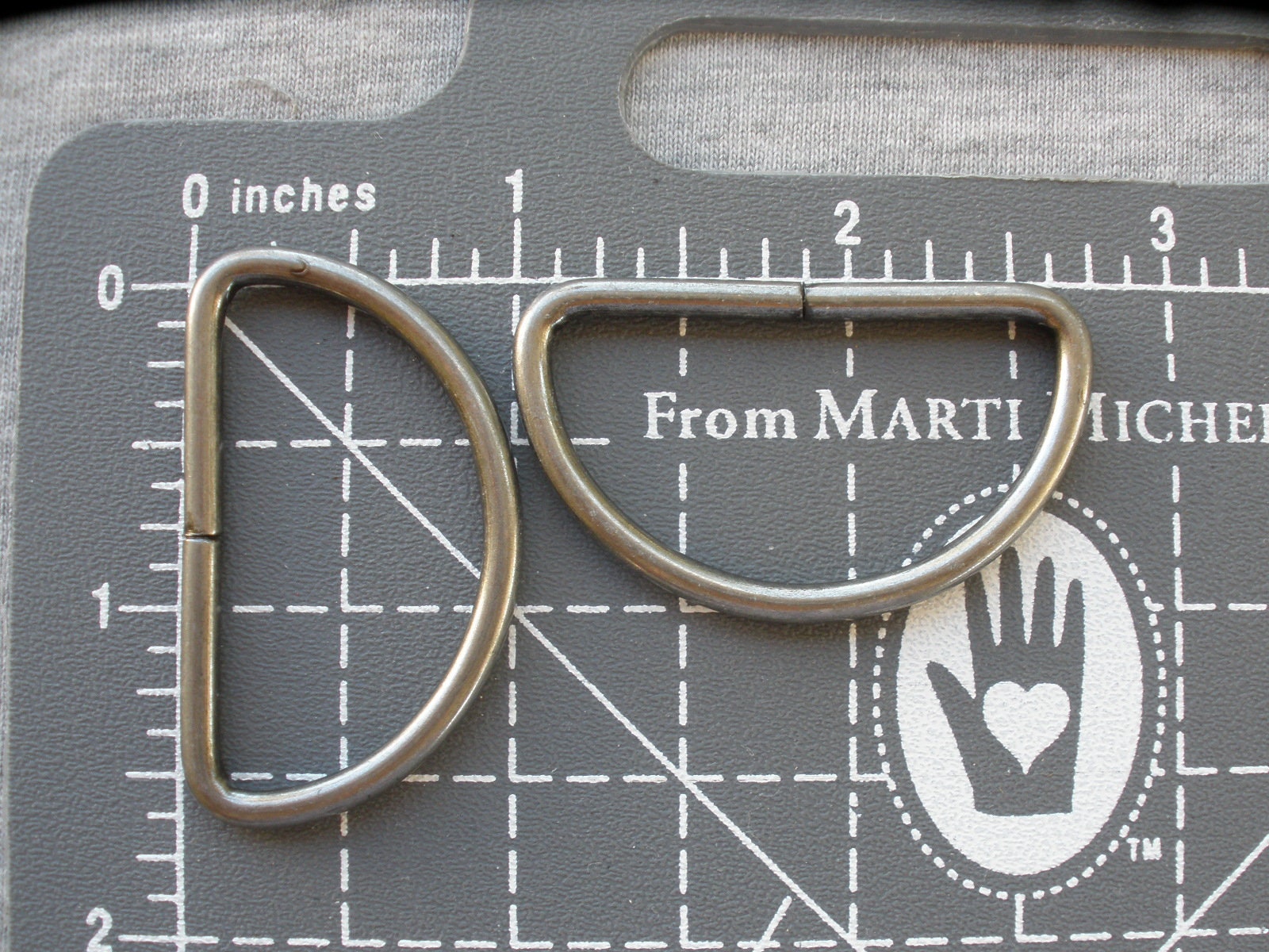 Metal 1.5 inch Split D rings D-Ring Shiny or Dull Silver or | Etsy