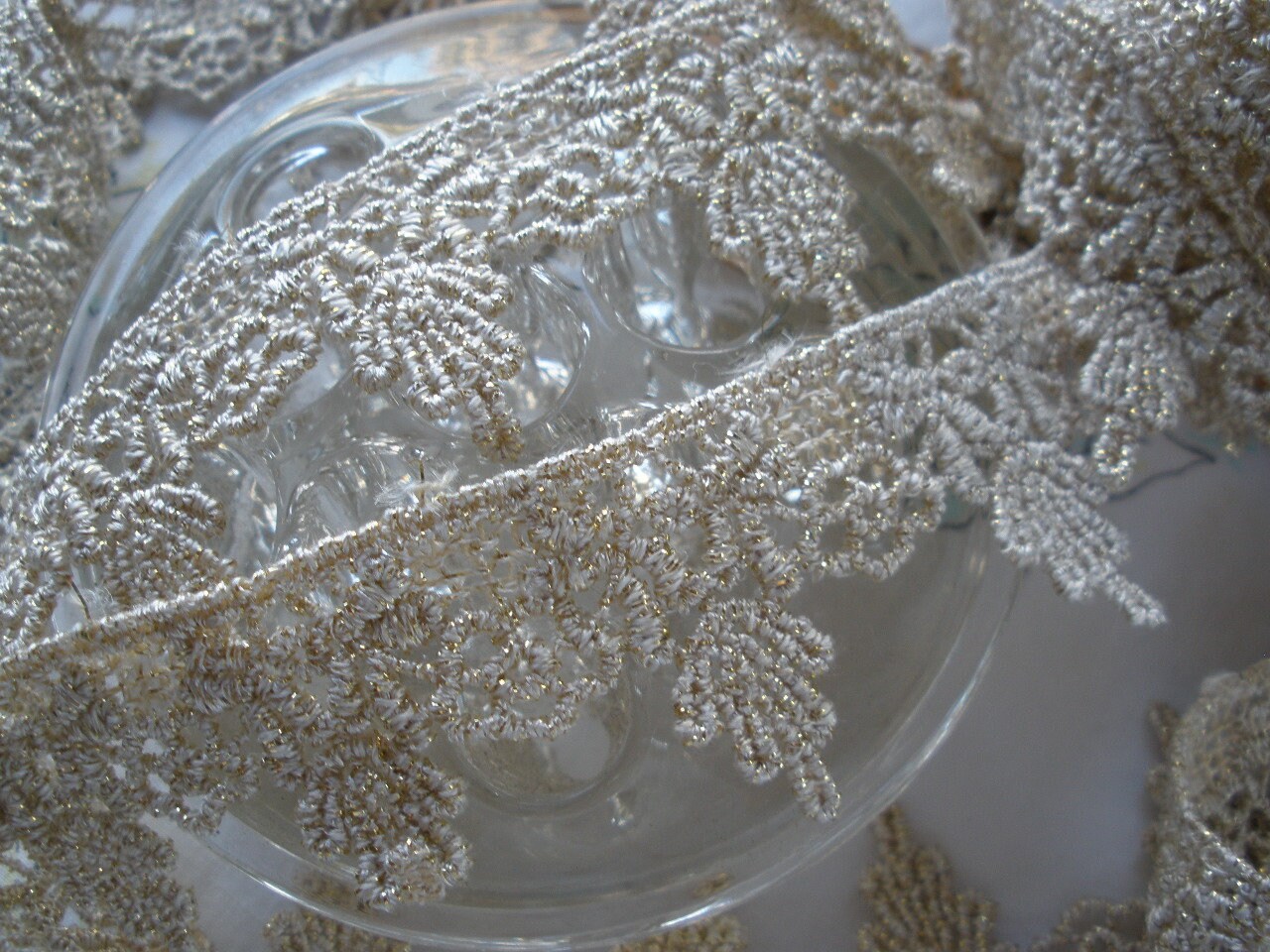 Light Gold Metallic Venise Lace Edging Trim 1.25 Wide - Etsy