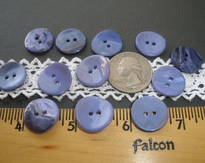 17MM Dyed Periwinkle Blue Mussel Shell Buttons 28L 11/16 - Etsy