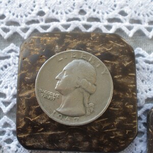 Extra Large 2 Inch Square Coconut Shell Buttons 2 Hole Sew on 50MM 80L ...