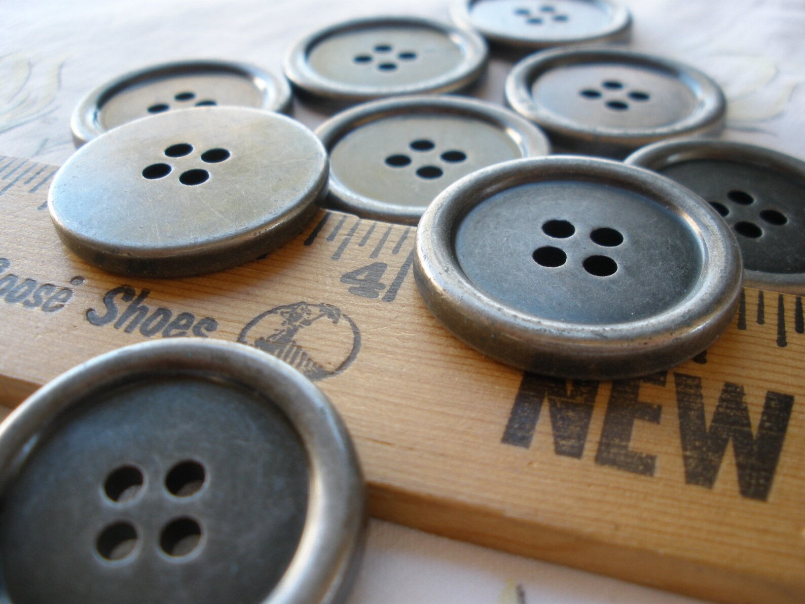 Plastic Coat Buttons Antique Pewter Color 27mm 44L 1 - Etsy