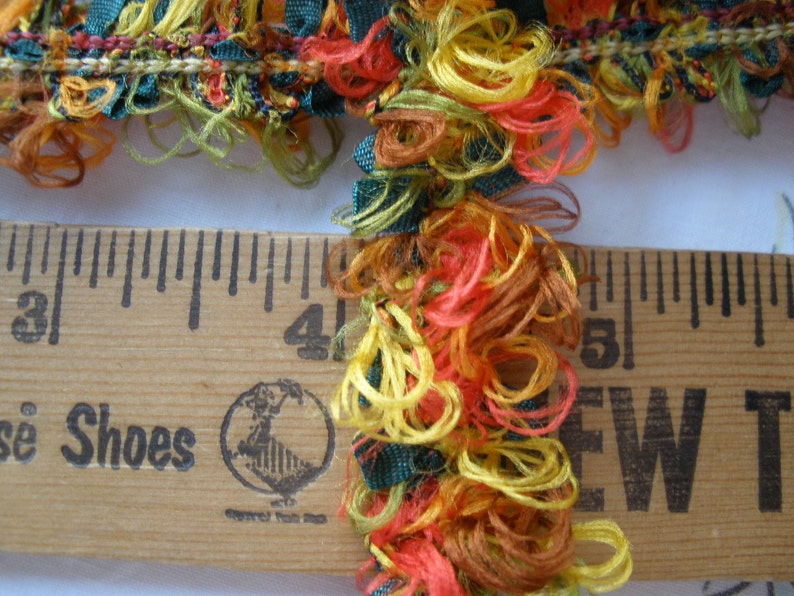 Confetti Ribbon Yarn string Fall colors 5 yards Gift Tie | Etsy