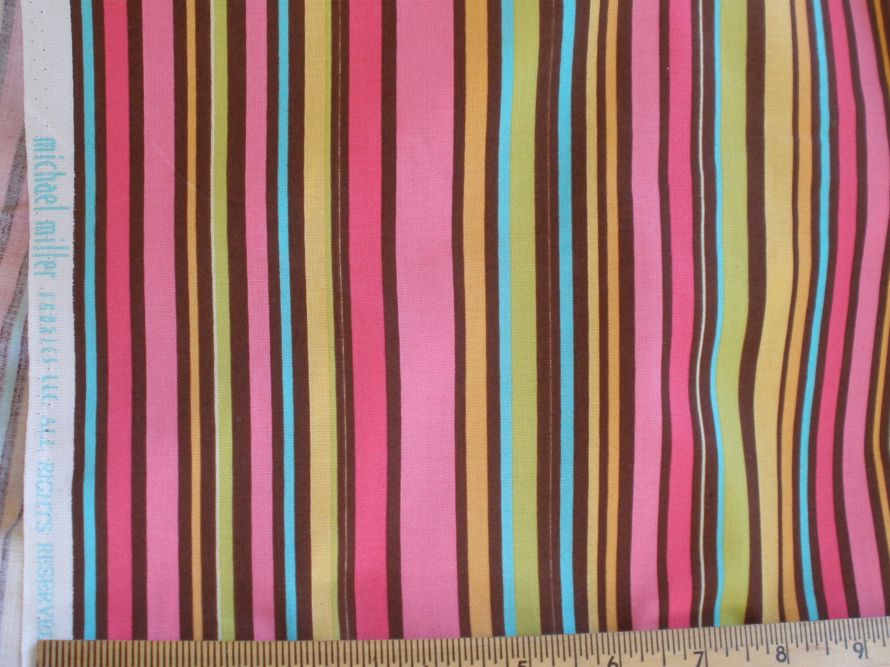Michael Miller Cha Cha Stripes Fabric BTY 44w Yardage - Etsy
