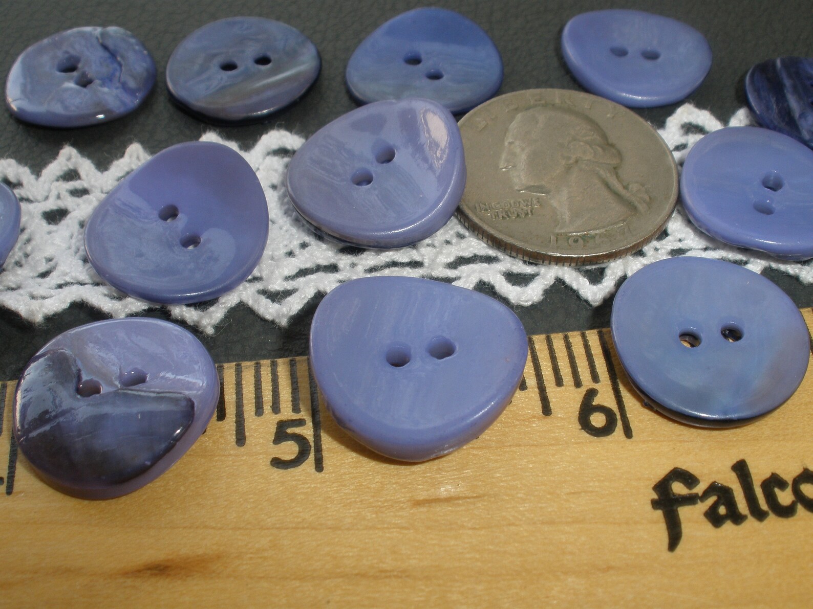 17MM Dyed Periwinkle Blue Mussel Shell Buttons 28L 11/16 - Etsy