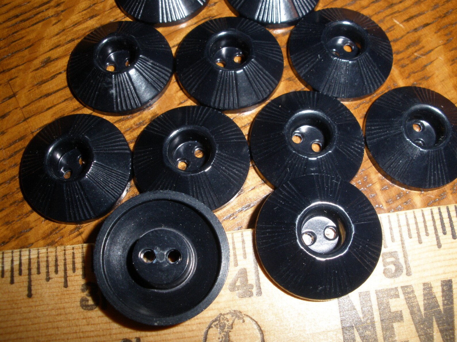 Black Inkwell Buttons 7/8 Cool Vintage Molded Plastic - Etsy