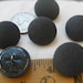23MM Tufting Buttons Textured Fabric Covered Colors Black Blue Metal ...