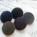 23MM Tufting Buttons Textured Fabric Covered Colors Black Blue Metal ...