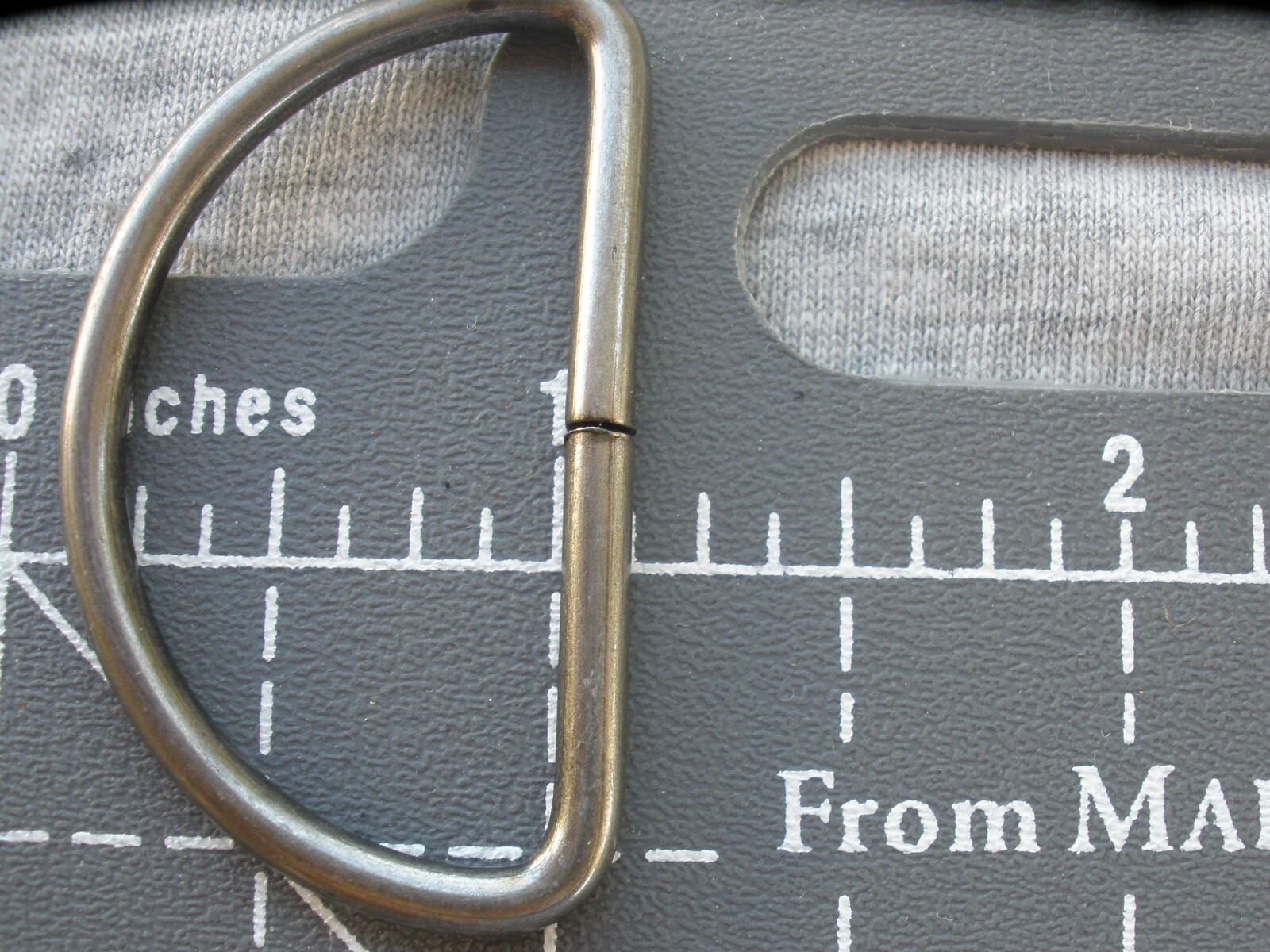 Metal 1.5 inch Split D rings D-Ring Shiny or Dull Silver or | Etsy