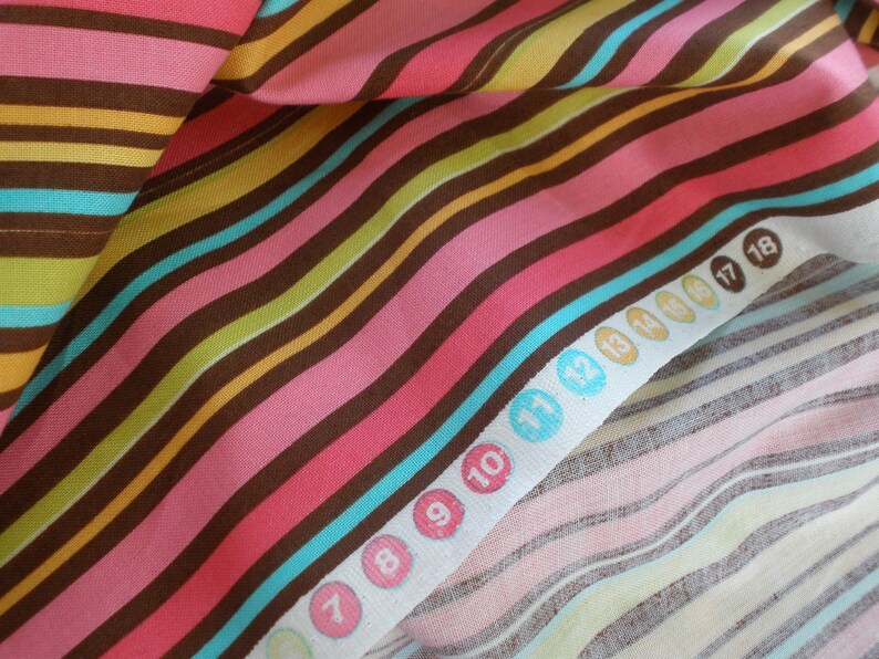 Michael Miller Cha Cha Stripes Fabric BTY 44w Yardage - Etsy