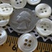 15MM Classic Cool Vintage Shirt Buttons Pearlized Plastic Rim 5/8 24L 4 ...