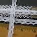Black Crochet Chevron Cotton Lace Trim 7/16 11MM Wide Cluny Lace Ric ...