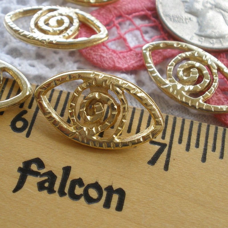 Gold Buttons 15/16 - Etsy