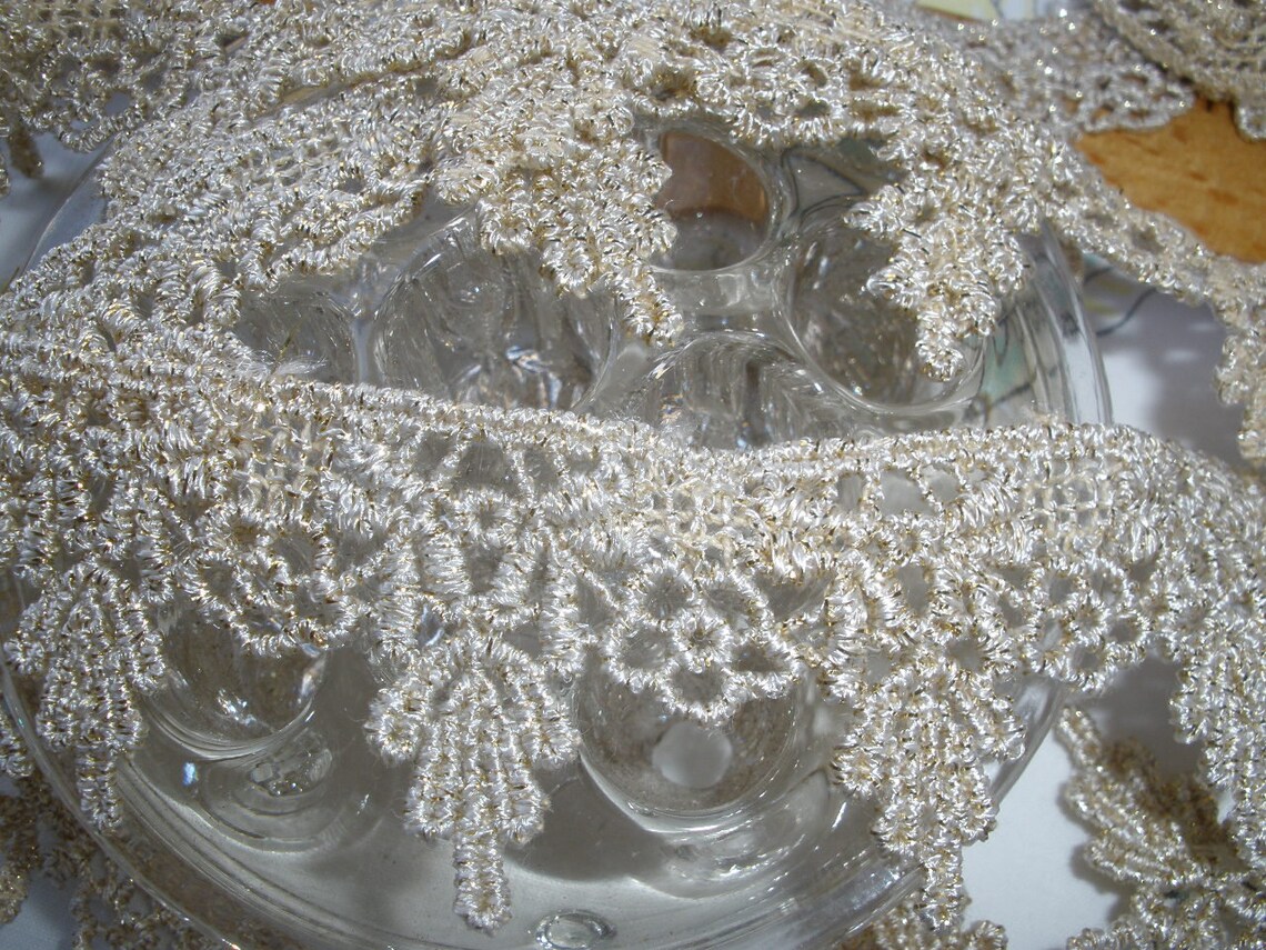 Light Gold Metallic Venise Lace Edging Trim 1.25 Wide - Etsy