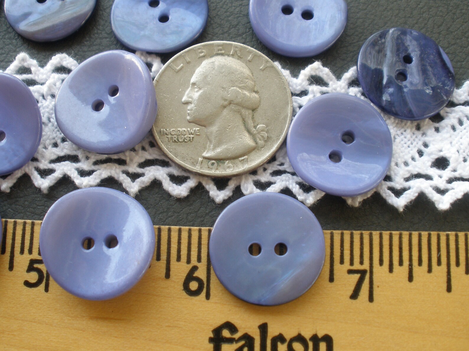 17MM Dyed Periwinkle Blue Mussel Shell Buttons 28L 11/16 - Etsy