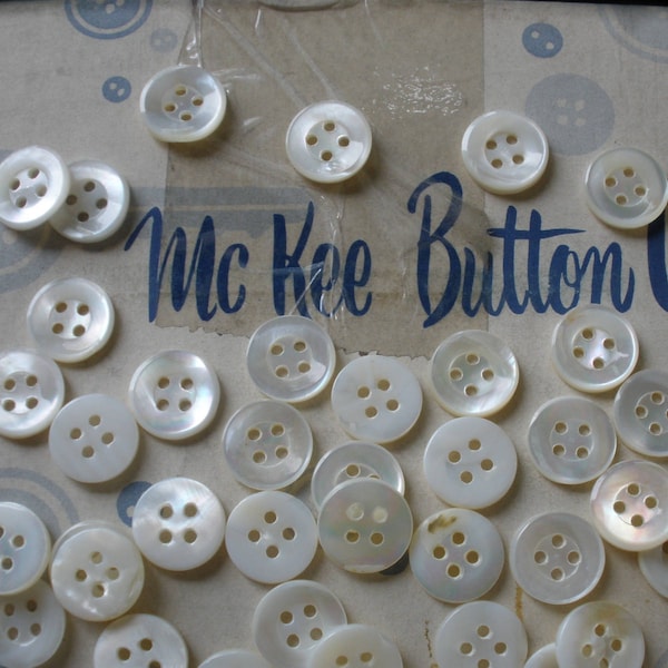 White Buttons - Etsy