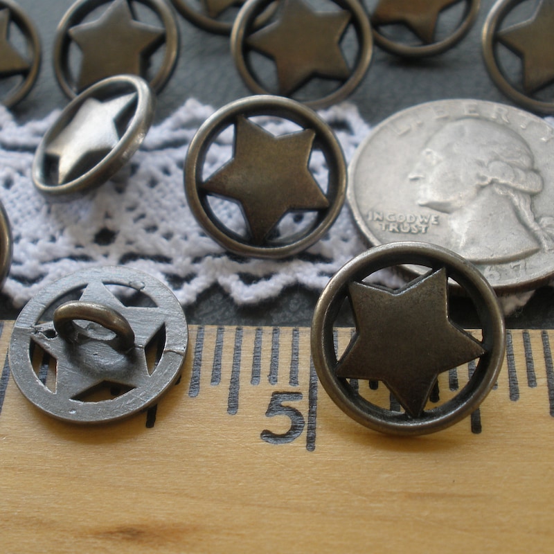 Star Buttons - Etsy