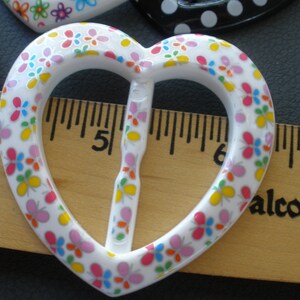 Heart Ribbon Sliders Variety Pack Flowers Butterflies 35MM 1 3/8 ...