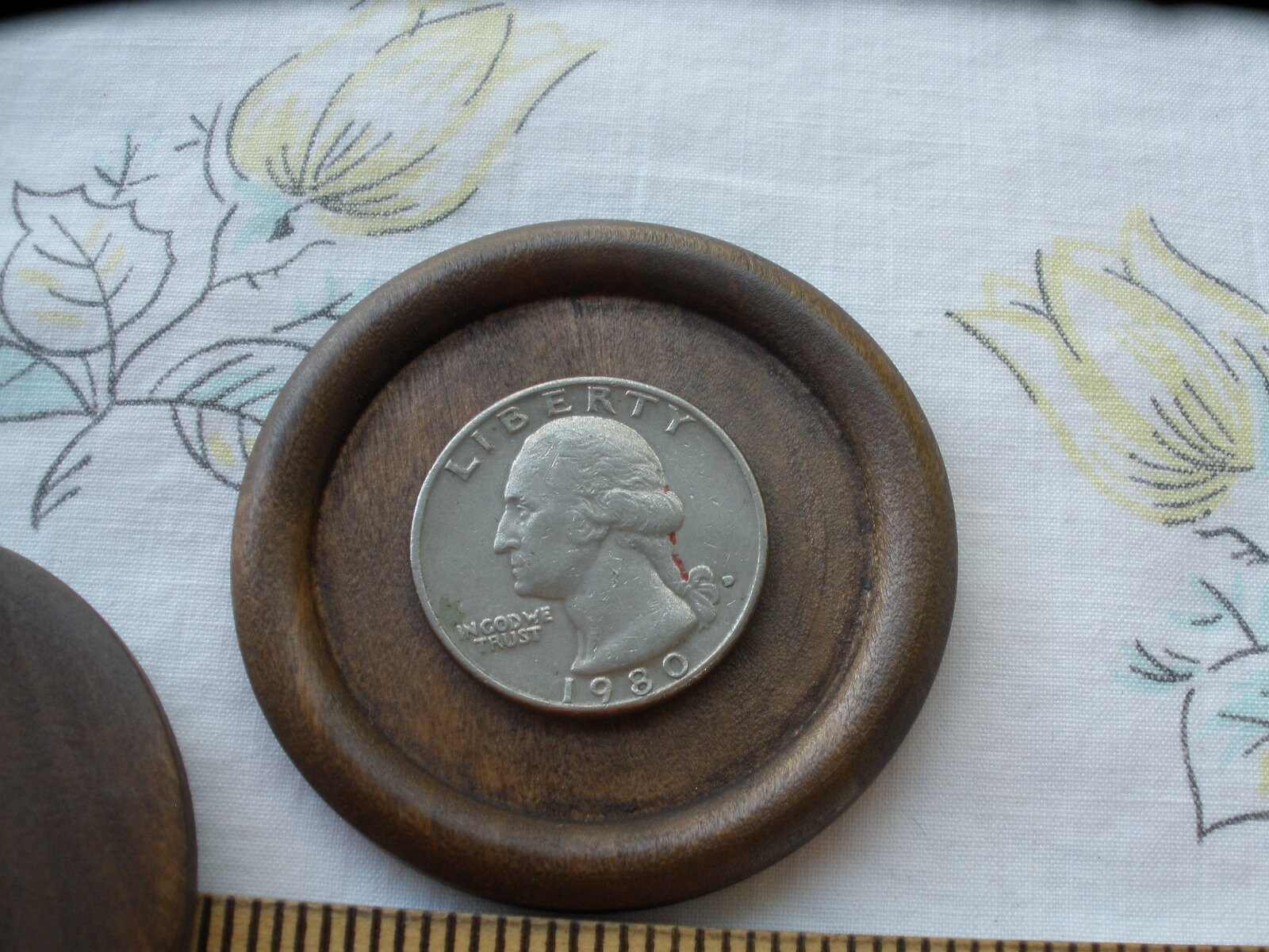 Extra Large 2 Inch Wood Coat Buttons 5CM Medium Stain 4 Hole | Etsy