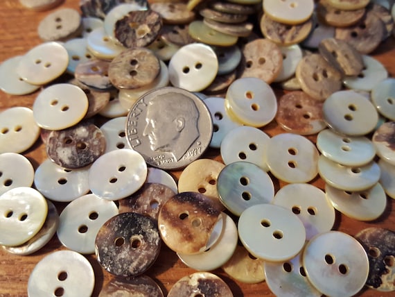 Bulk MOP Shell Buttons 11MM 18L 7/16 Pearly White Agoya - Etsy