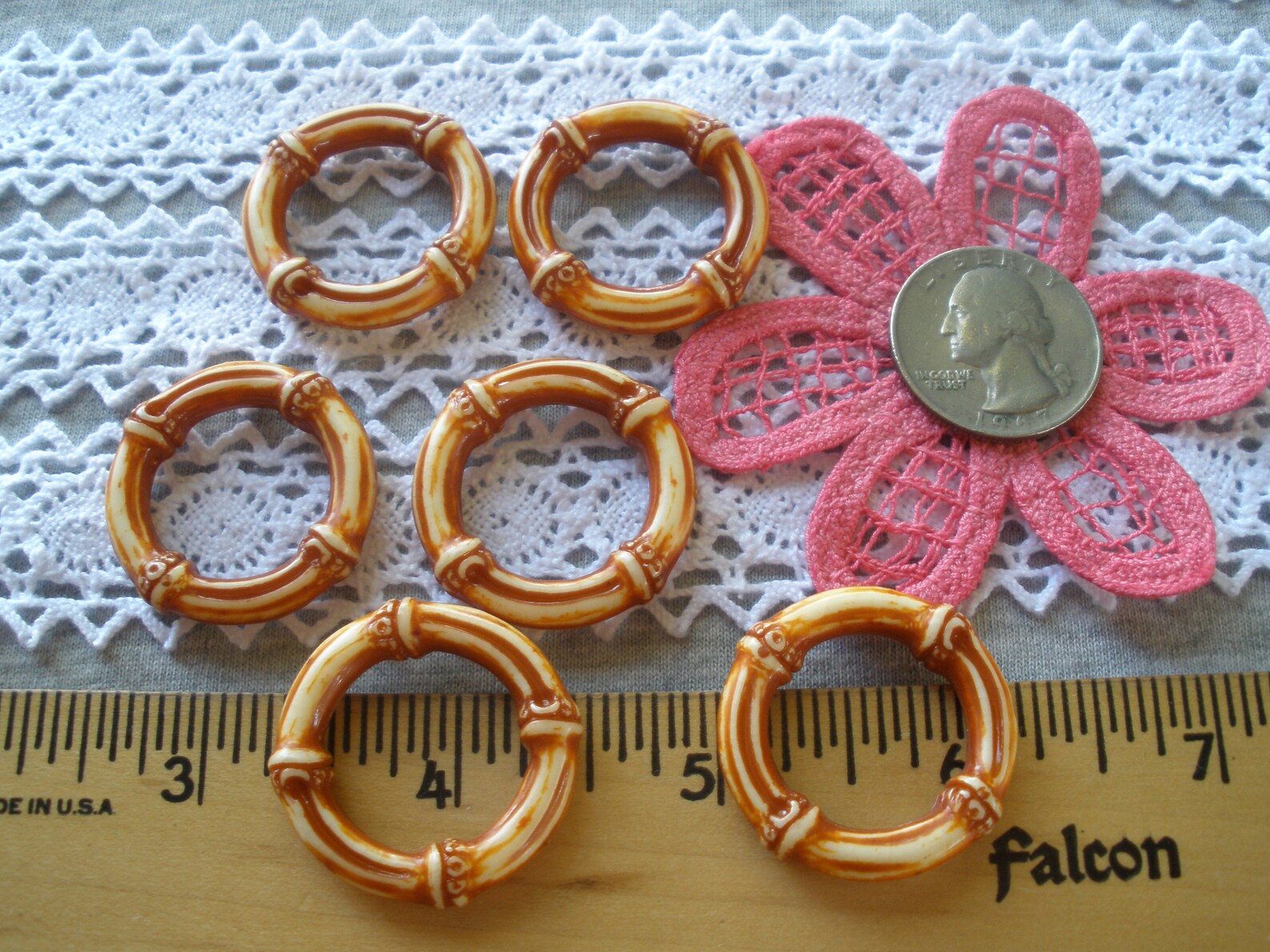 28MM OD / 19MM ID Faux Bamboo Pattern Plastic O-rings - Etsy