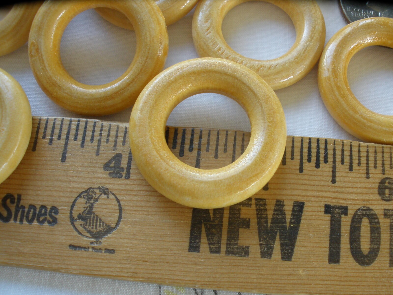 28MM Wood rings Round 16mm 5/8 opening 1 1/8 ring | Etsy