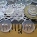 Cool Clear Buttons 14MM 22L 9/16" 2 Hole Plastic Resin Sew on Sewing ...