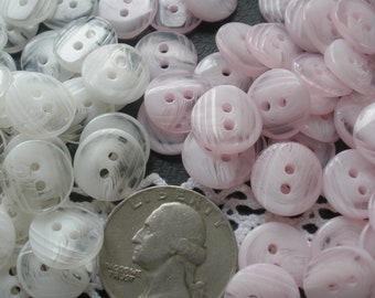 Cool Crystal Cut Clear Buttons 5/8" (15MM 24L) 2 Hole Plastic ...