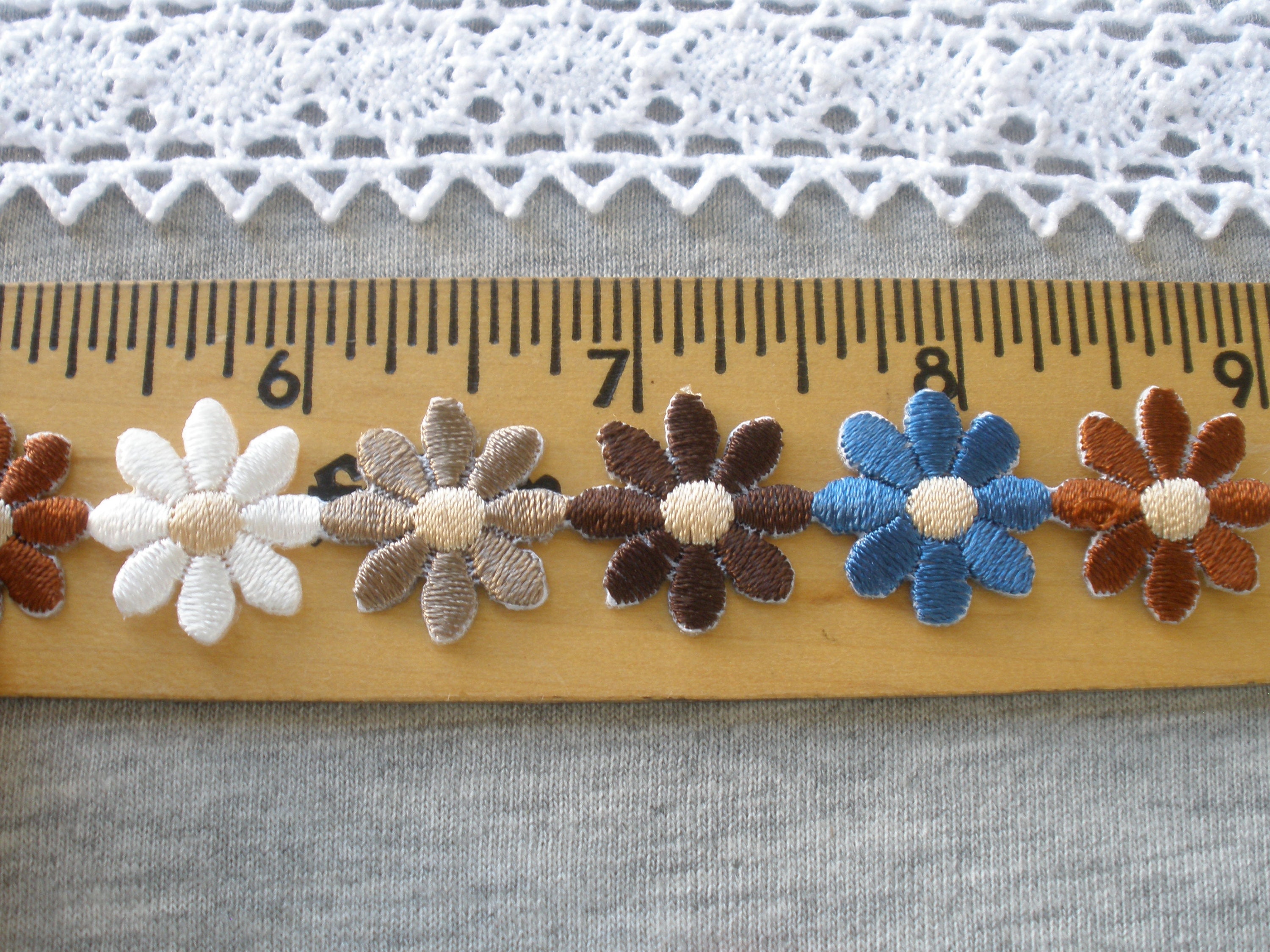 5.8 Yards Multi-color Daisy Chain Iron on Applique Trim - Etsy
