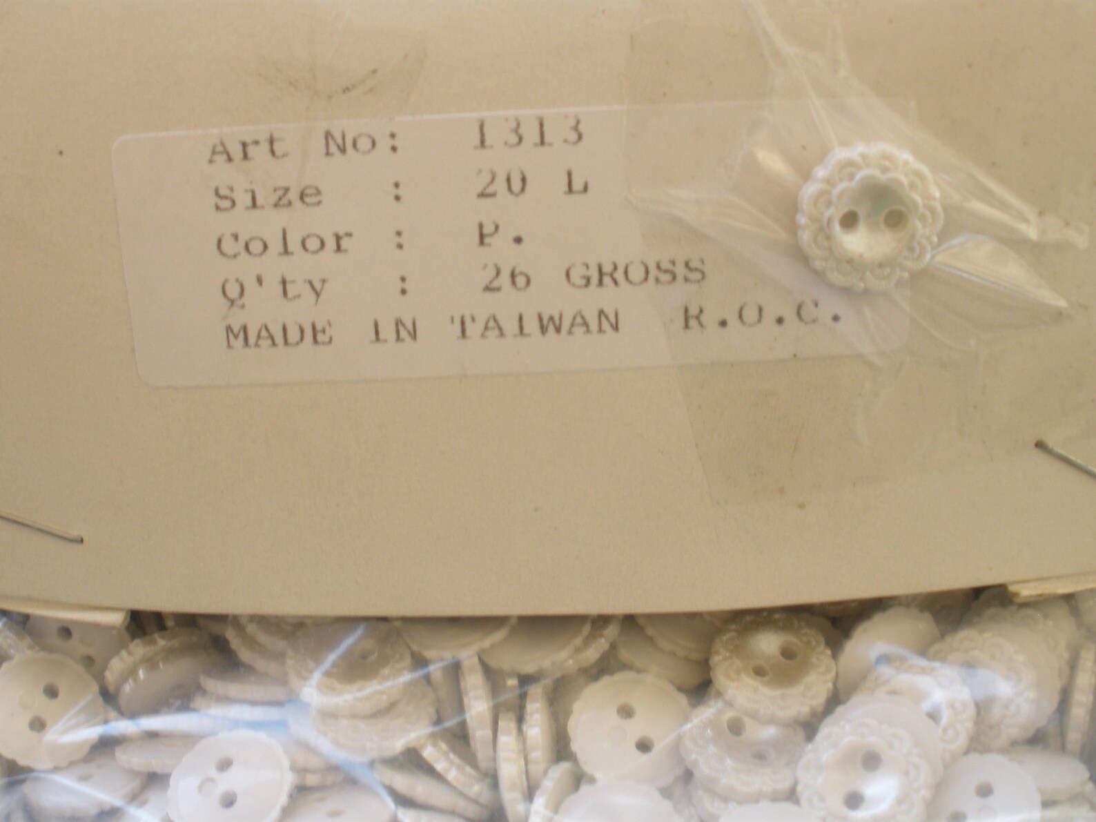 Faux Pearl Finish Fancy Pattern Buttons Plastic 1/2 Size | Etsy