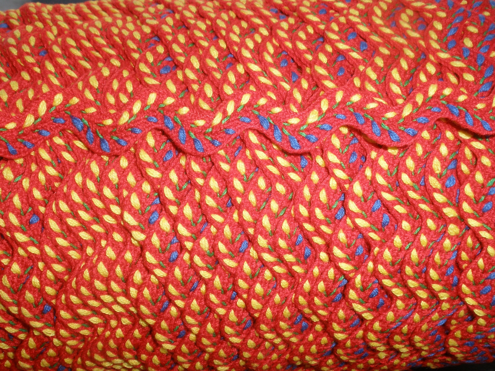 Embroidered Cotton Featherstitch Rick Rack Trim Red Yellow | Etsy