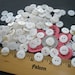 1 Gross 14MM Real Shell Buttons Natural MOP 22L 9/16 Pearly White Akoya ...