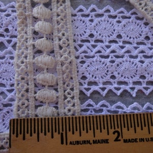 Natural Color Tatted Look Lace Trim 1.25 Straight Edges - Etsy
