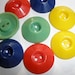 Cool Vintage Inkwell Buttons Red Blue Green Yellow 7/8 Molded Plastic 2 ...