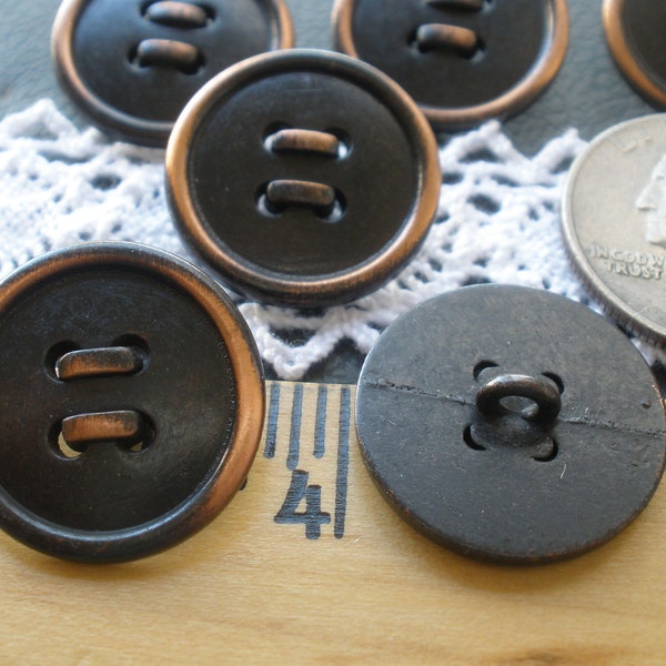 Copper Buttons - Etsy