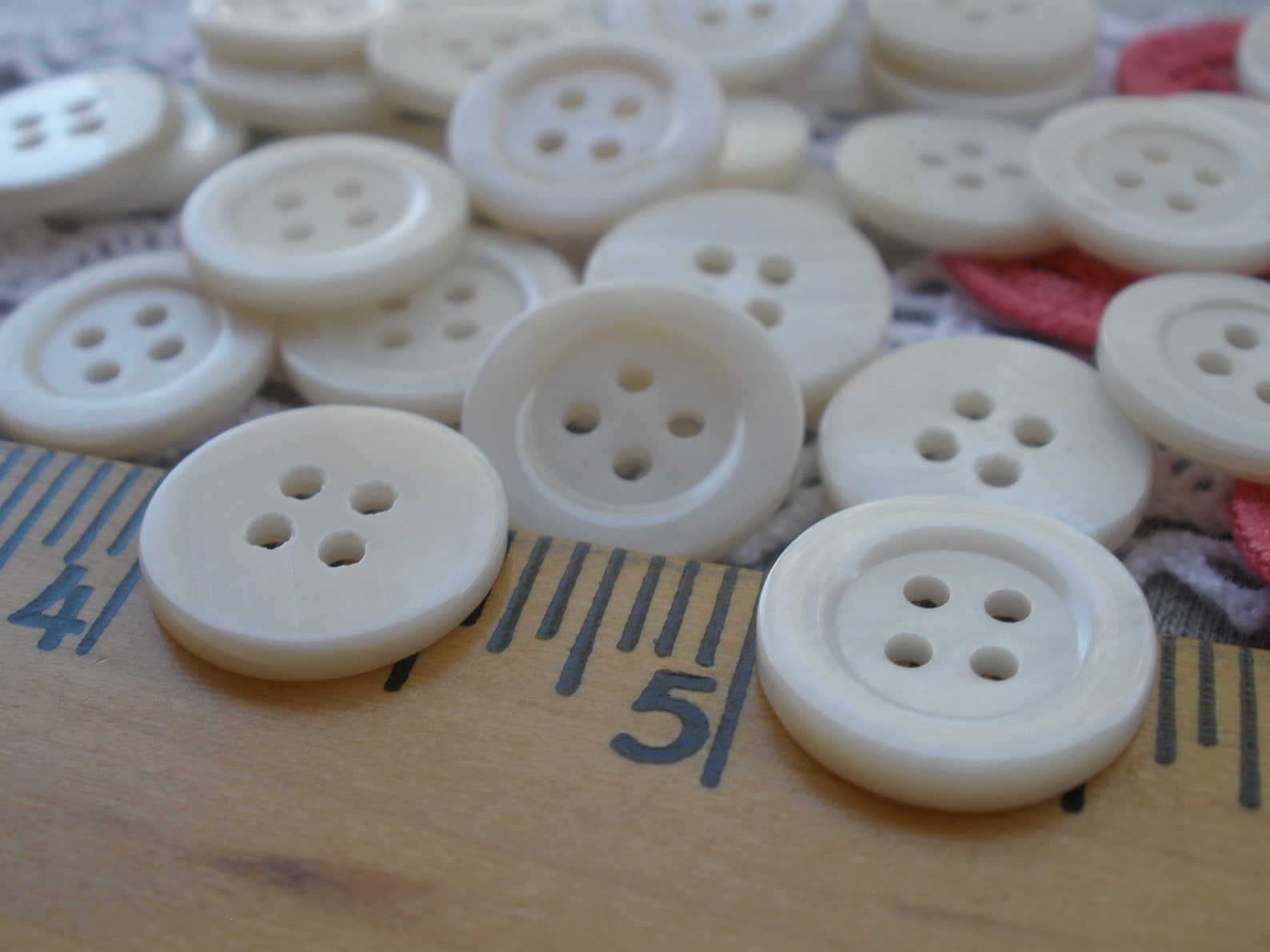 Classic Milk White Real Shell Shirt Buttons 23L 5/8 15MM - Etsy
