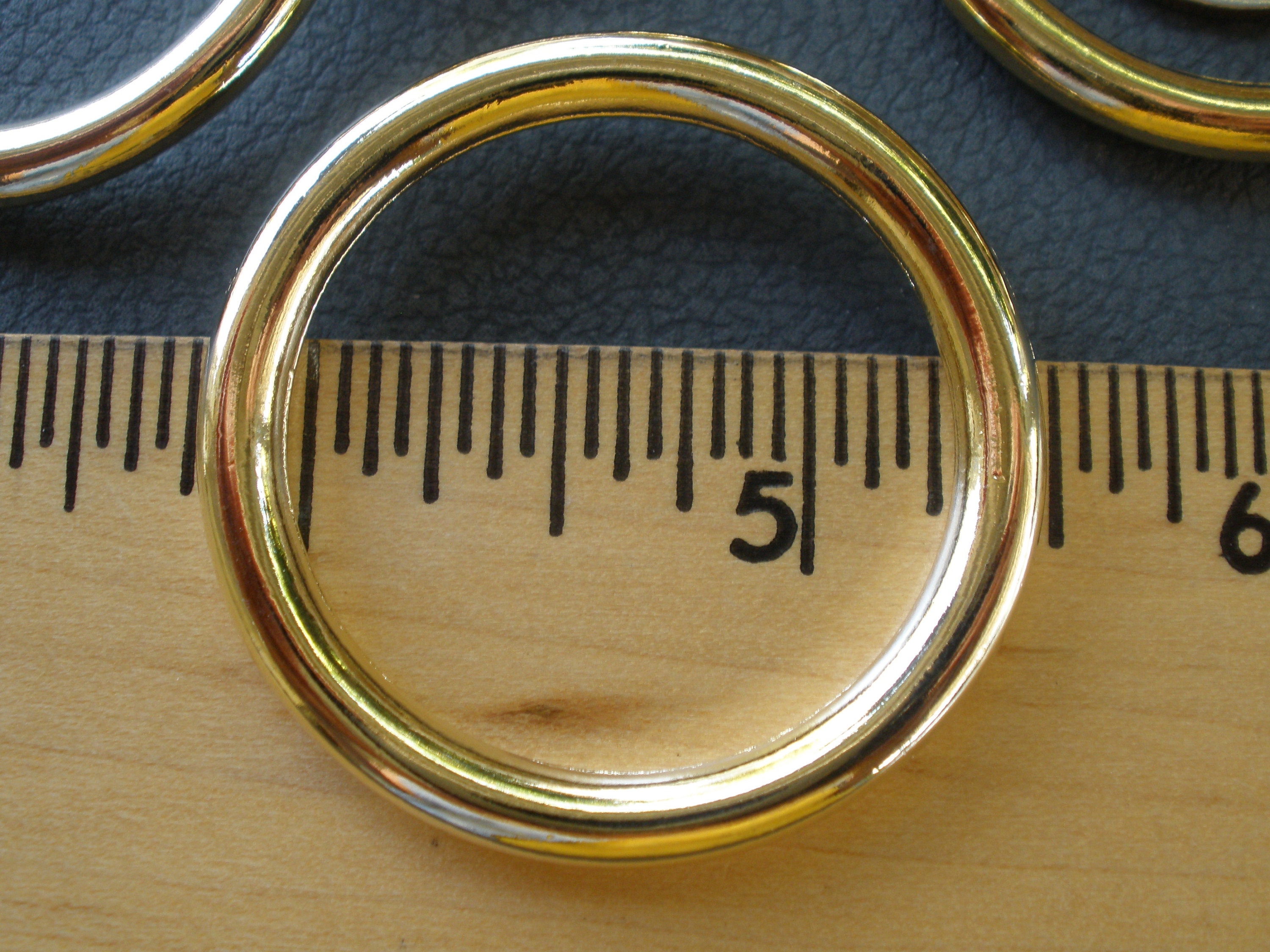 Gold Color Metal O Rings Round 33MM 1.25 Opening 43mm - Etsy