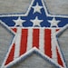 Star Applique Patches American Flag Embroidered Stars 3.25" Iron-on ...