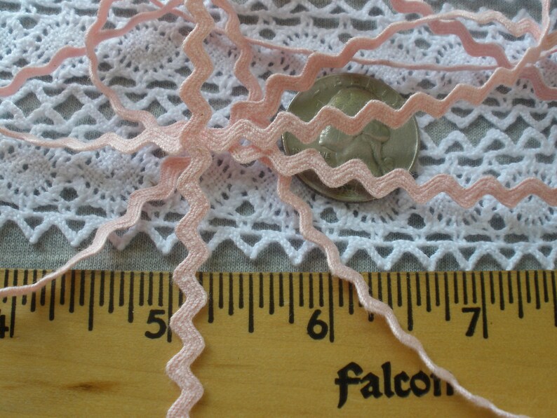 Vintage Cotton Baby Ric Rack Light Pink 2 Yards 6mm Ric Rack - Etsy