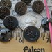 15MM Dull Silver Gunmetal Tone Anchor Pattern Buttons Shank - Etsy