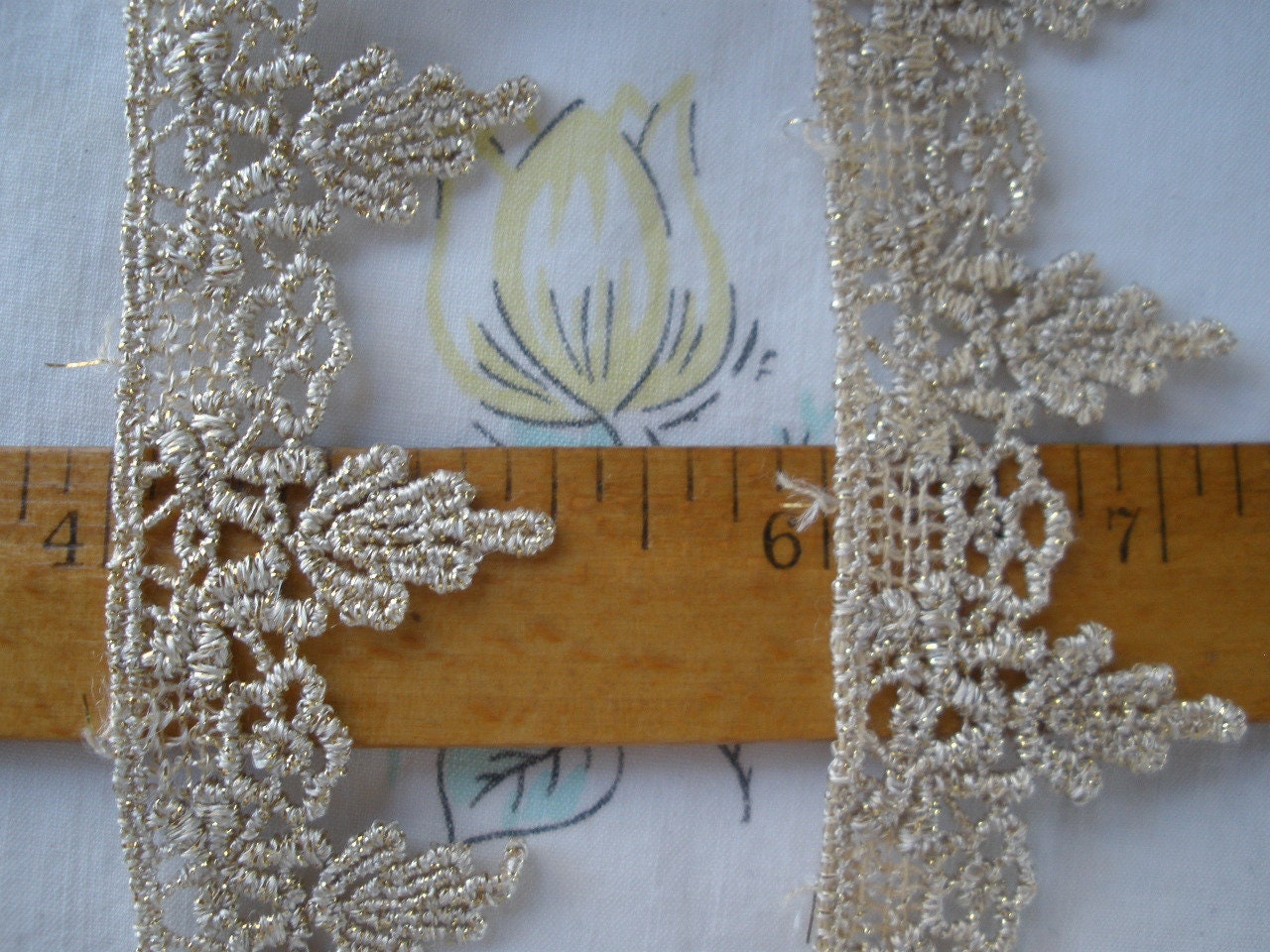 Light Gold Metallic Venise Lace Edging Trim 1.25 Wide - Etsy