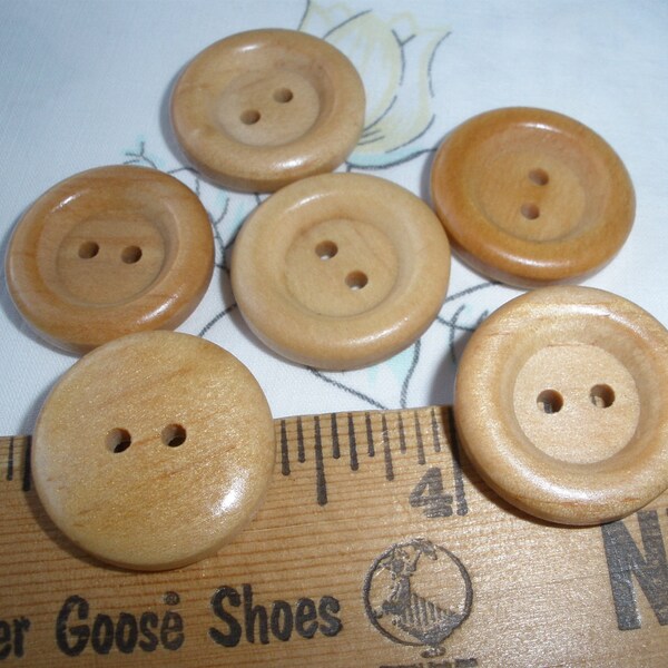 Wood Buttons - Etsy