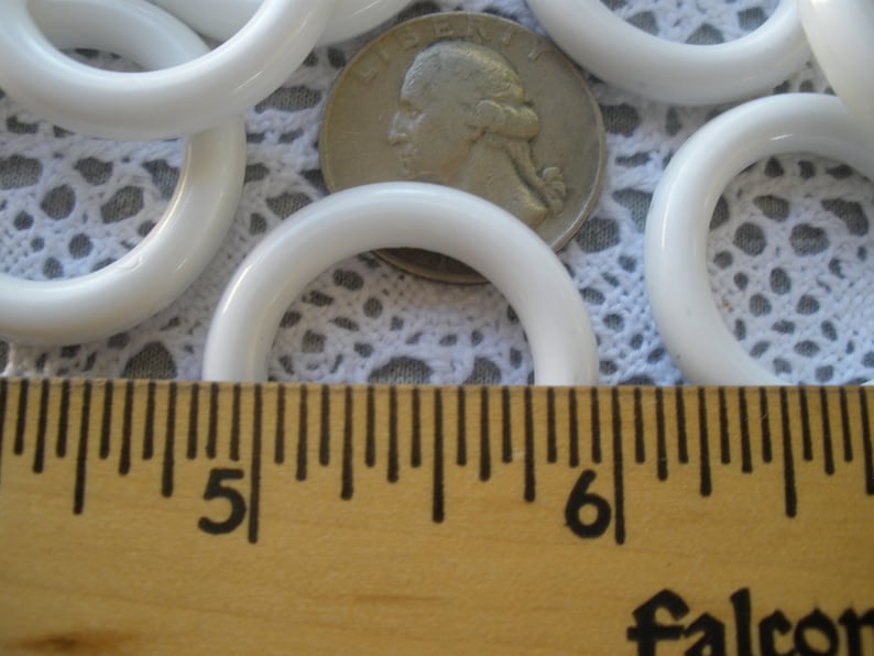22mm ID / 32mm OD White Plastic O-rings Round 7/8 Inch Opening - Etsy