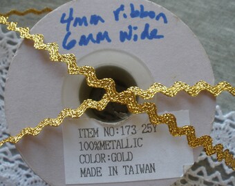 Gold Metallic Rick Rack - Etsy