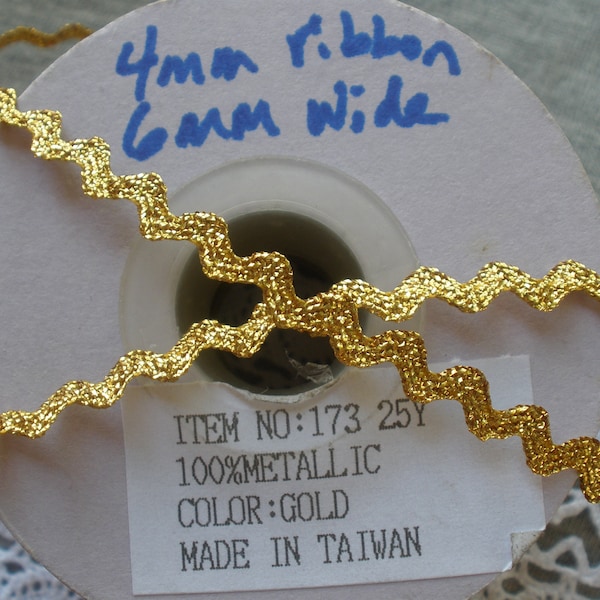 Gold Rick Rack - Etsy