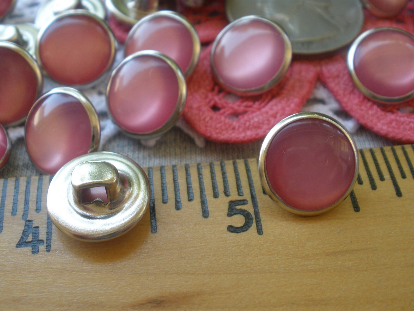 13MM Western Shirt Buttons Pink Pearl Snap With Silver Tone - Etsy