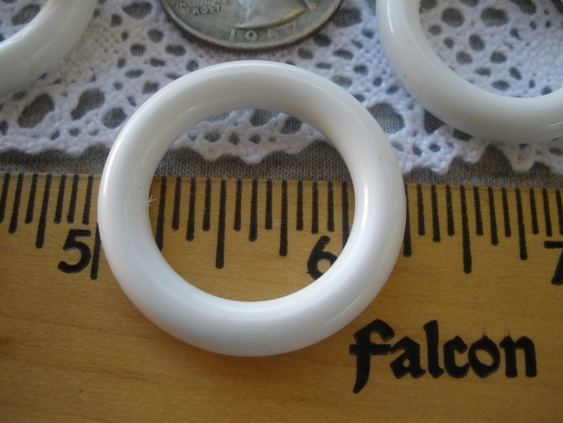22mm ID / 32mm OD White Plastic O-rings Round 7/8 Inch Opening - Etsy