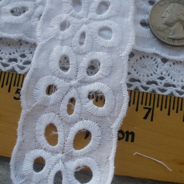 White Eyelet Trim - Etsy