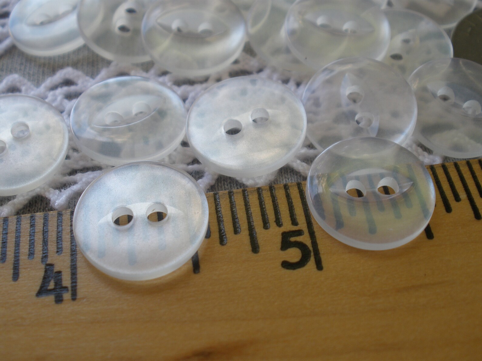 15MM Fisheye Classic Shirt Buttons 24 Traditional Plastic Size 23L 2 ...