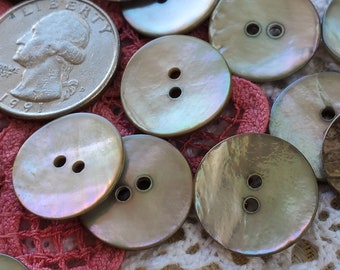 Rectangle Pearly MOP Shell Buttons 17.5mm 11/16 Buttons Size 28L 2 Hole ...