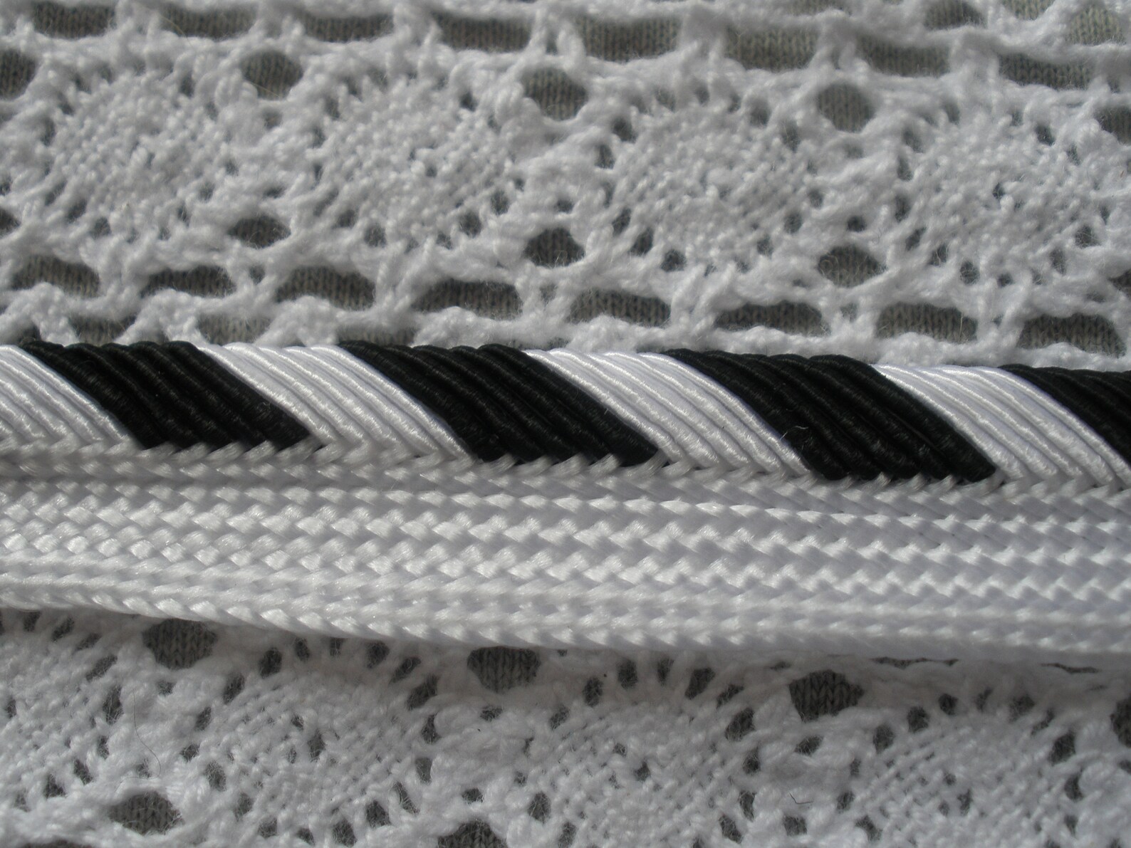 Cool Black / White Stripes Piping Trim Edging Gimp Dolls | Etsy